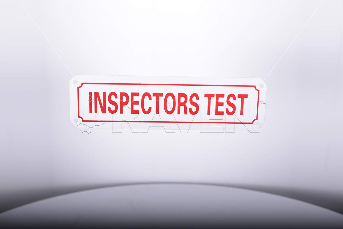 Supply Giant TJHO#10 ire Safety Sign Inspectors Test, Heavy Duty Alumi ...