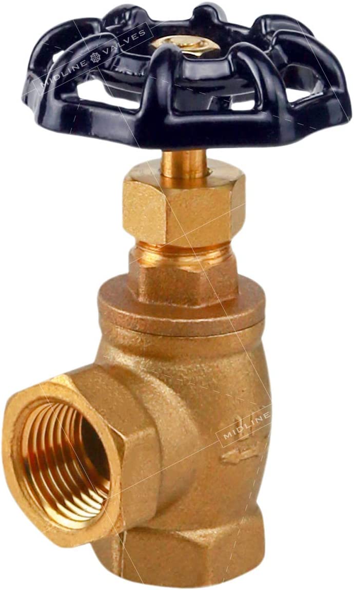 MIDLINE VALVE 96344 Globe Style Angle Stop Valve – Pro Plumbing Supply ...